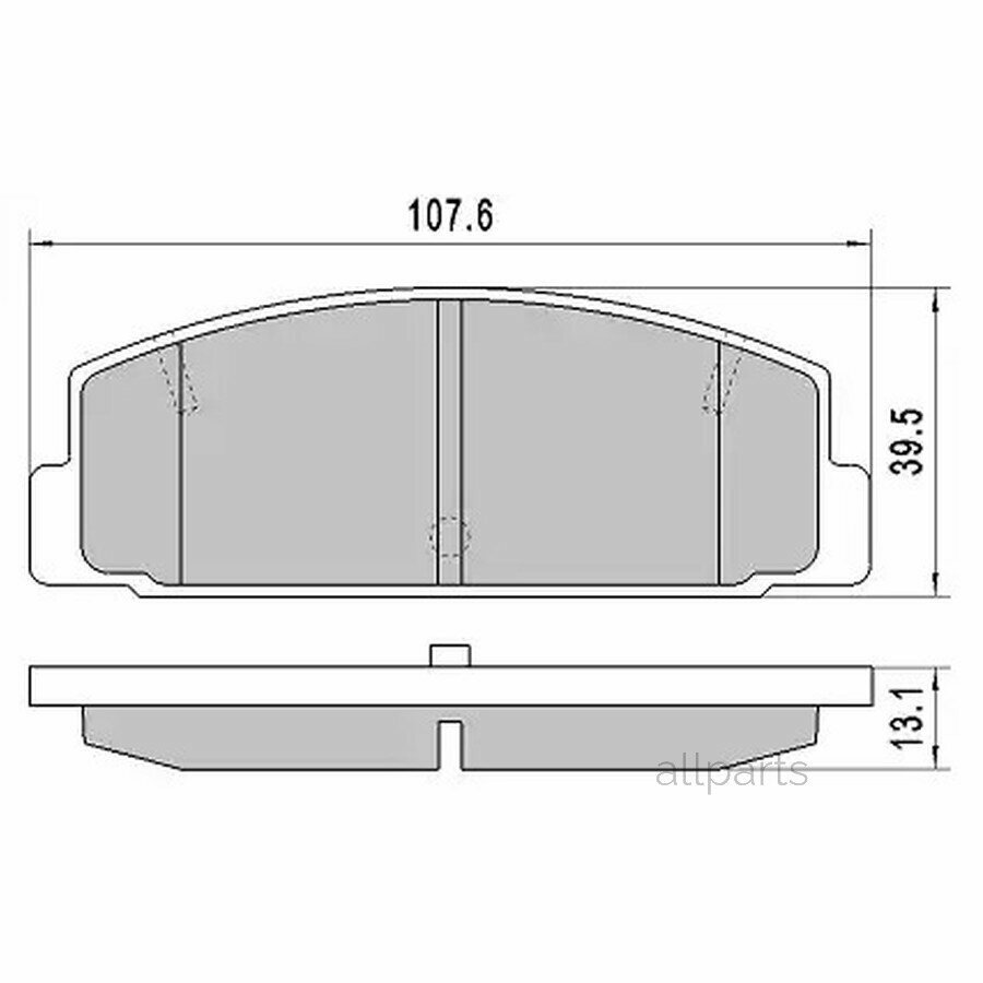 FREMAX FBP1737 колодки дисковые задние!\ Mazda 323 1.4-2.0TD 98-03/6 1.8-2.0D 02>