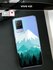 Чехол на Vivo V21 / Виво V21 с принтом "Синяя снежная гора", прозрачный