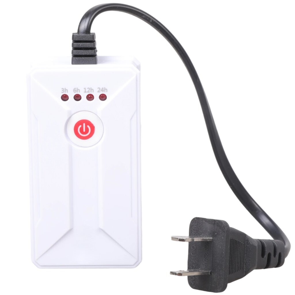 Стандартный таймер США 110V ~ 220V 100W с 4 скоростями-белый