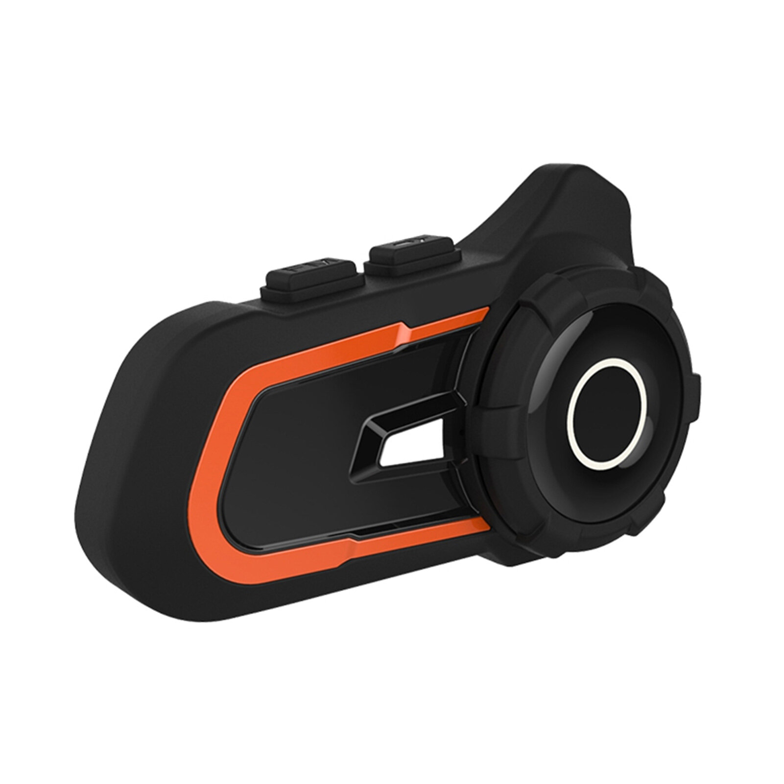 Мотоциклетный гарнитурный Bluetooth-интерком с FM-радио, водонепроницаемостью IP67, шумоподавлением, свободными руками и голосовыми командами для мотоцикла, цвет: синий, оранжевый, серый (выбор), емкость батареи 800mA, диапазон интеркома 800м, вес