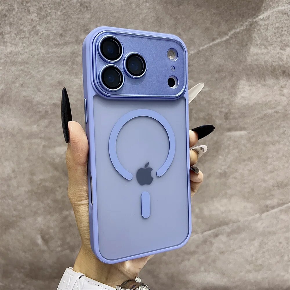 Чехол iPhone 13 mini Sierra Blue, магнитный, матовый
