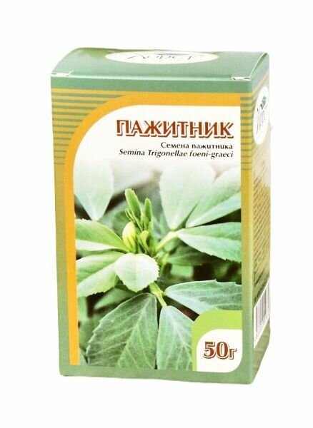 Травяной сбор Хорст пажитника семена, 50 г, стимулирует работу сердца, регулирует пищеварение