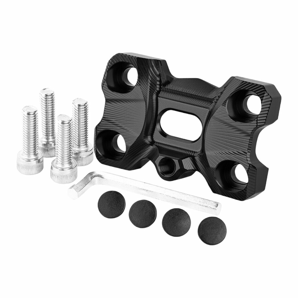 Быстрая установка Крепежная скоба для руля из алюминиевой смеси обеспечивает повышенную амортизацию и долговечность