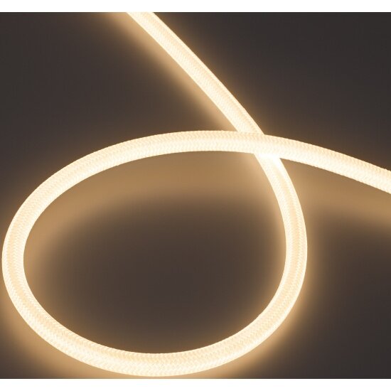 Лента герметичная Arlight MOONLIGHT-COTTON-TOP-S-M560-D13xmm 24V Warm3000 (11 W/m, IP65, 5m, wire x1) (, Вывод прямой, 3 года)