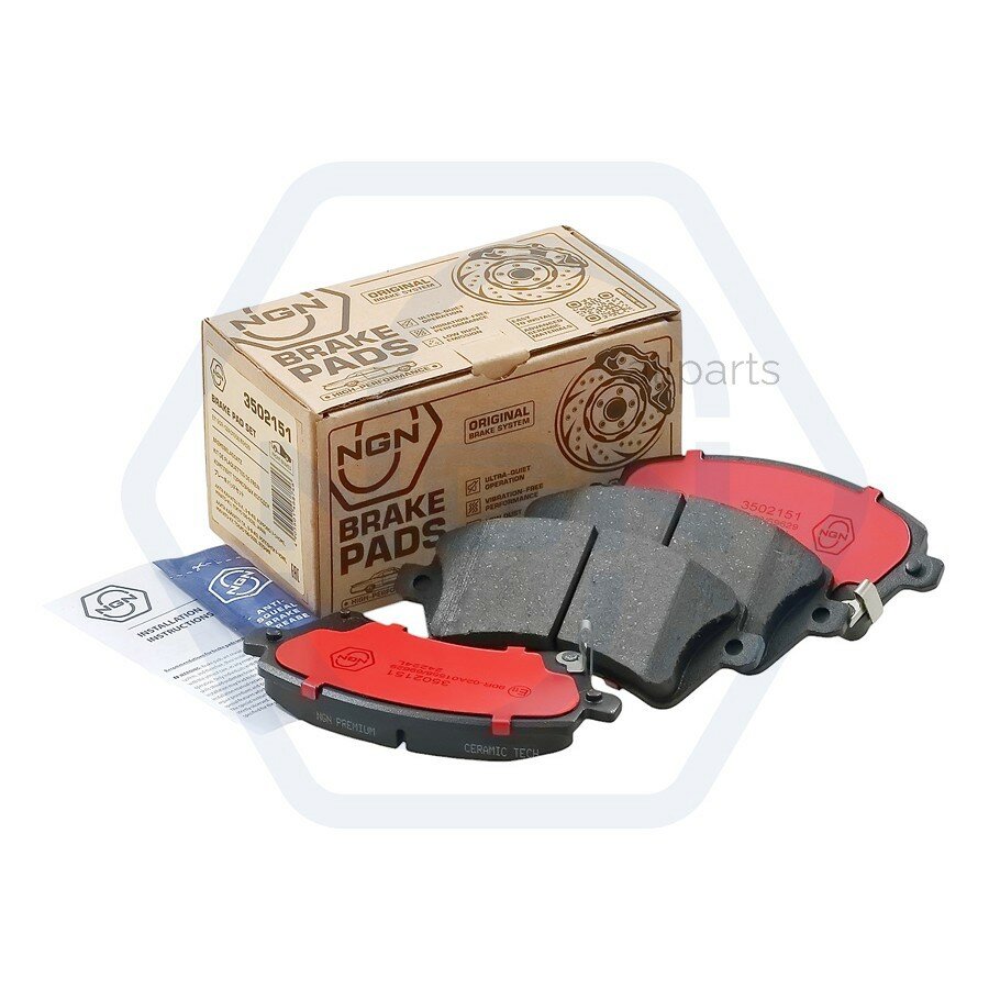 NGN 3502151 Колодки тормозные дисковые Ceramic Technology | перед |