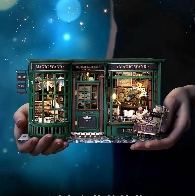 Румбокс, интерьерный конструктор, DIY Magic House, "Комната Гарри" по мотивам "Гарри Поттера" набор для сборки