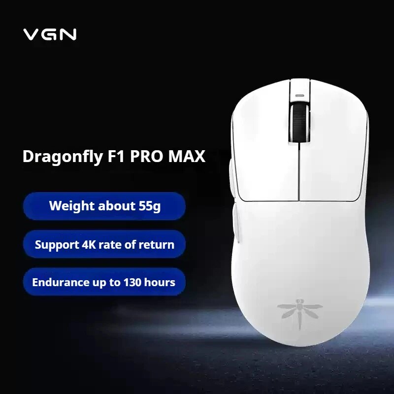Беспроводная игровая мышь VGN Dragonfly F1 Pro Max F1 PRO MAX White