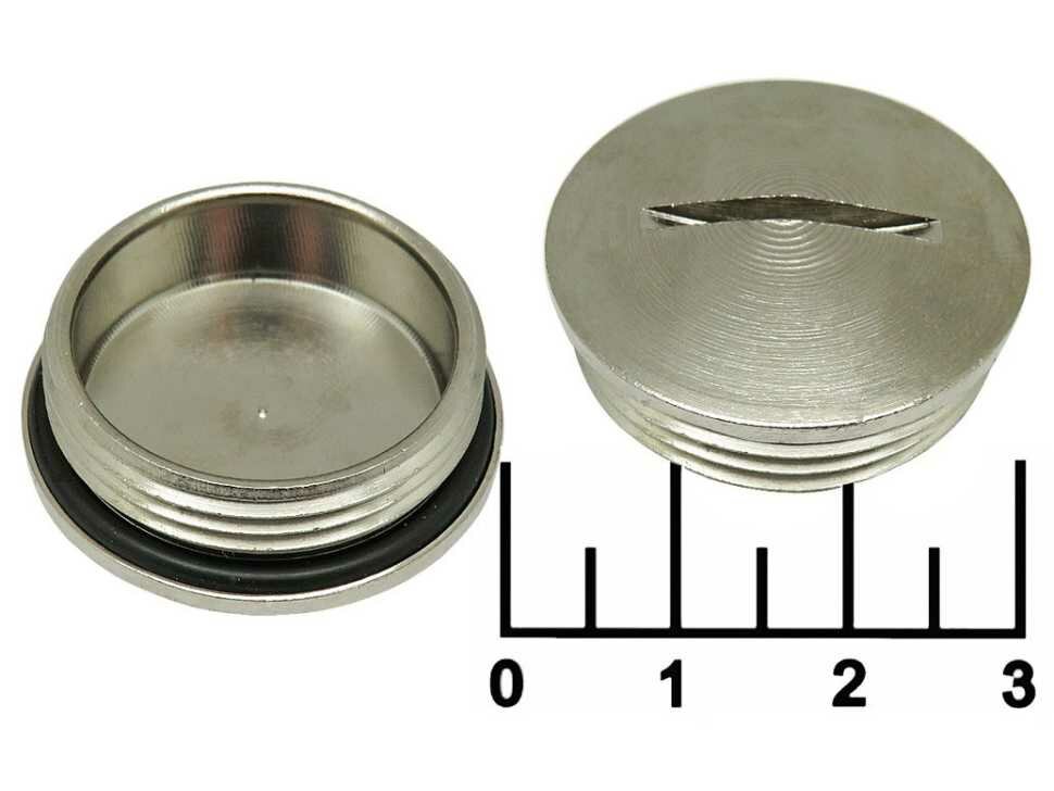 Заглушка PG-21 металл влагозащищенная d-28мм