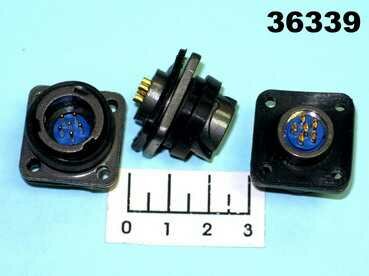 Разъем 6pin штекер в панель