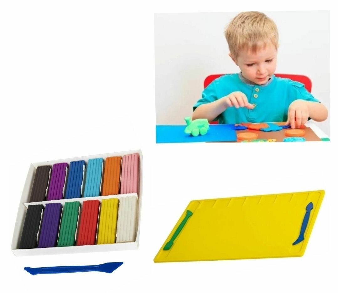 Набор для лепки : доска + пластилин