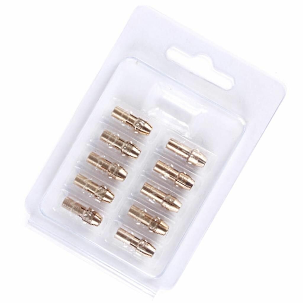 Точные латунные цанги для электрических шлифовальных машин и роторного оборудования до 4.8 мм, - 10шт 4,8 мм