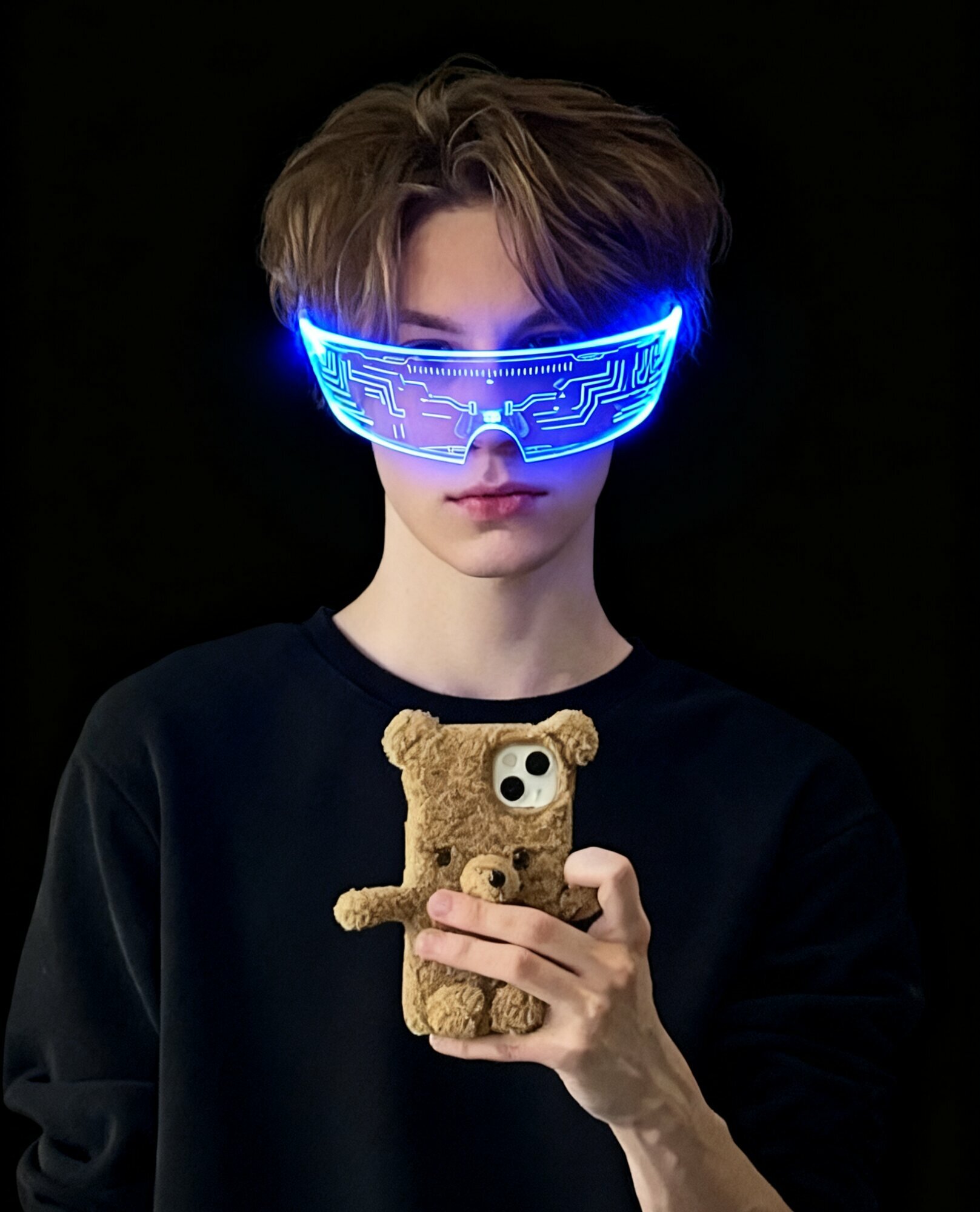 Очки со светодиодной технологией освещают. Технология будущего sense glasses light