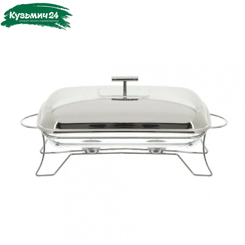 Мармит Attribute стекло нержавеющая сталь, 3 л, 49х24х18 см