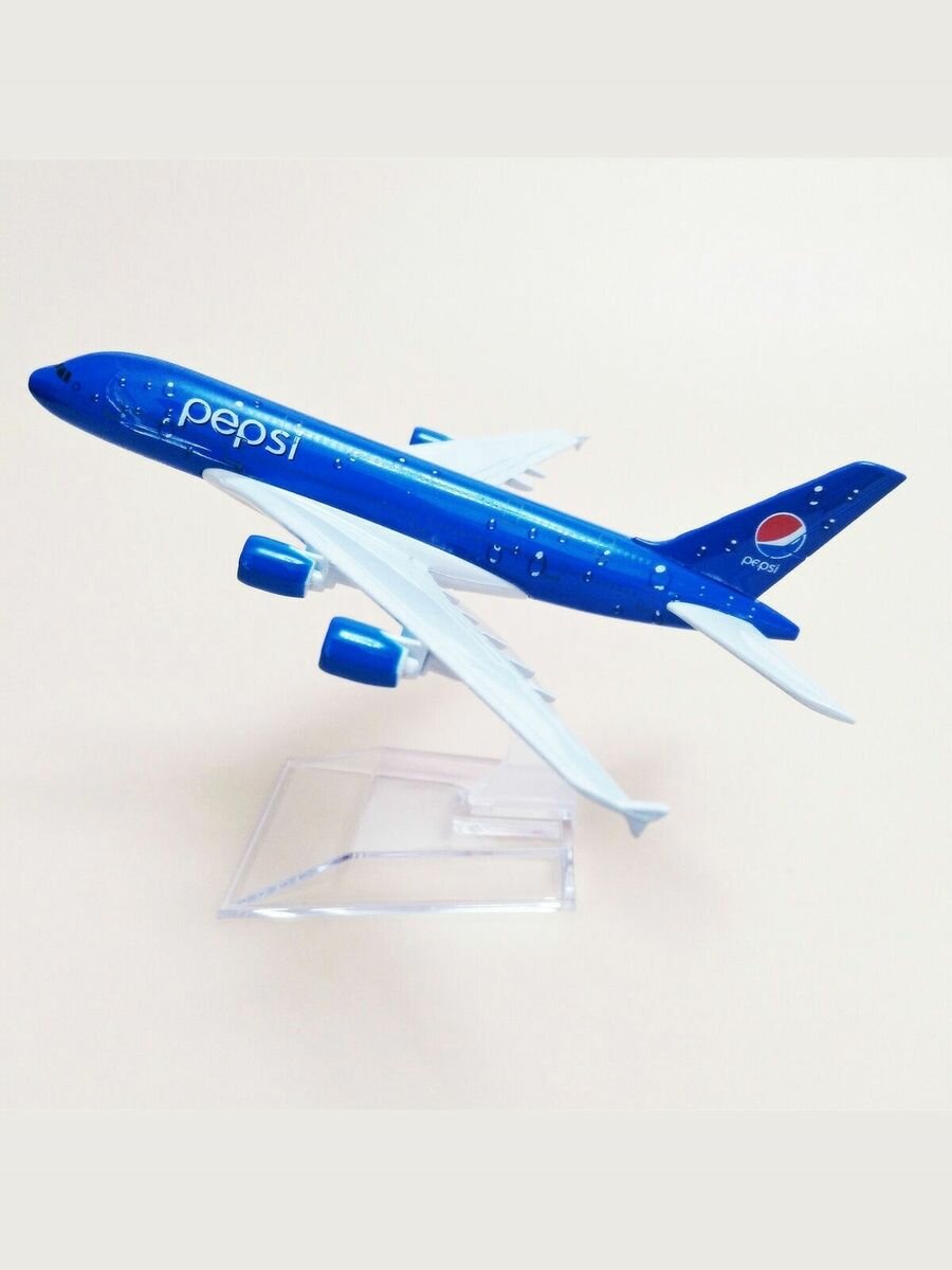 Металлическая модель самолета 16cm A380 Pepsi