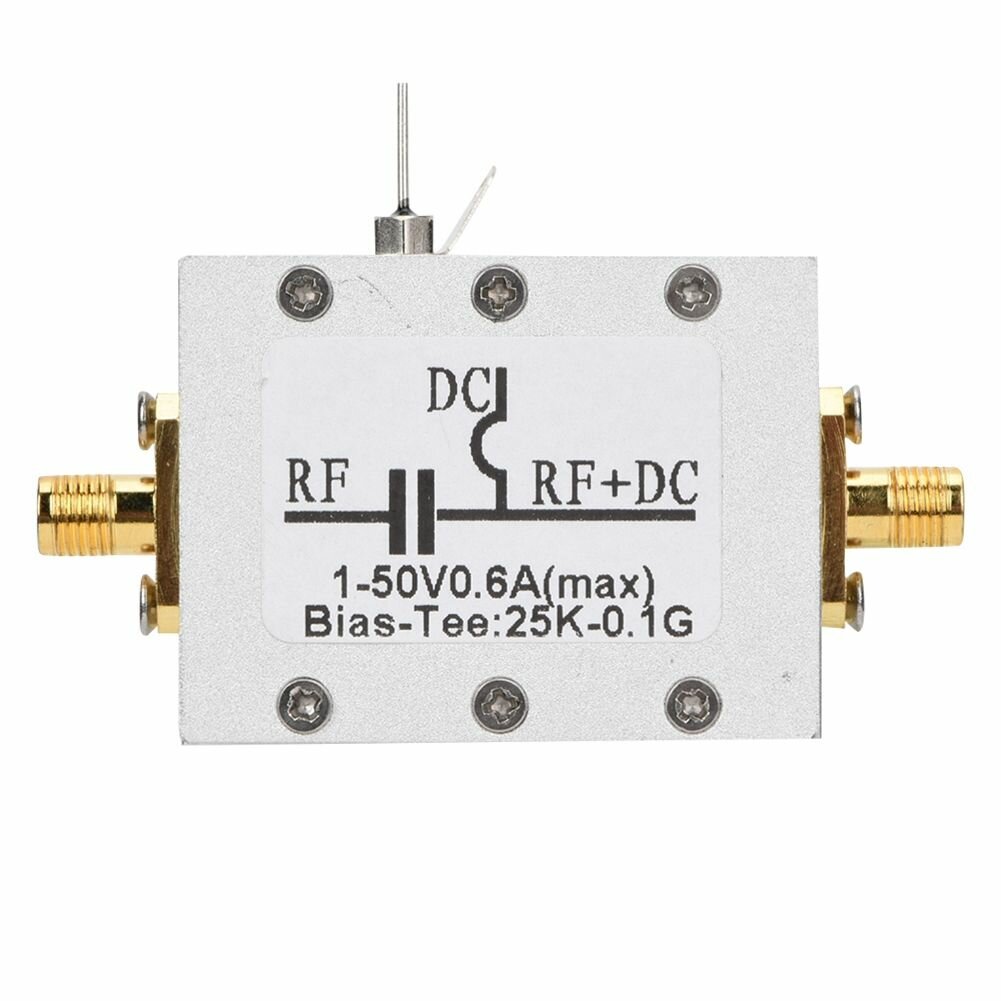Коаксиальный фидерный широкополосный ВЧ-кабель, тройник смещения, разъем для передачи радиочастотного микроволнового сигнала 25K-100 МГц