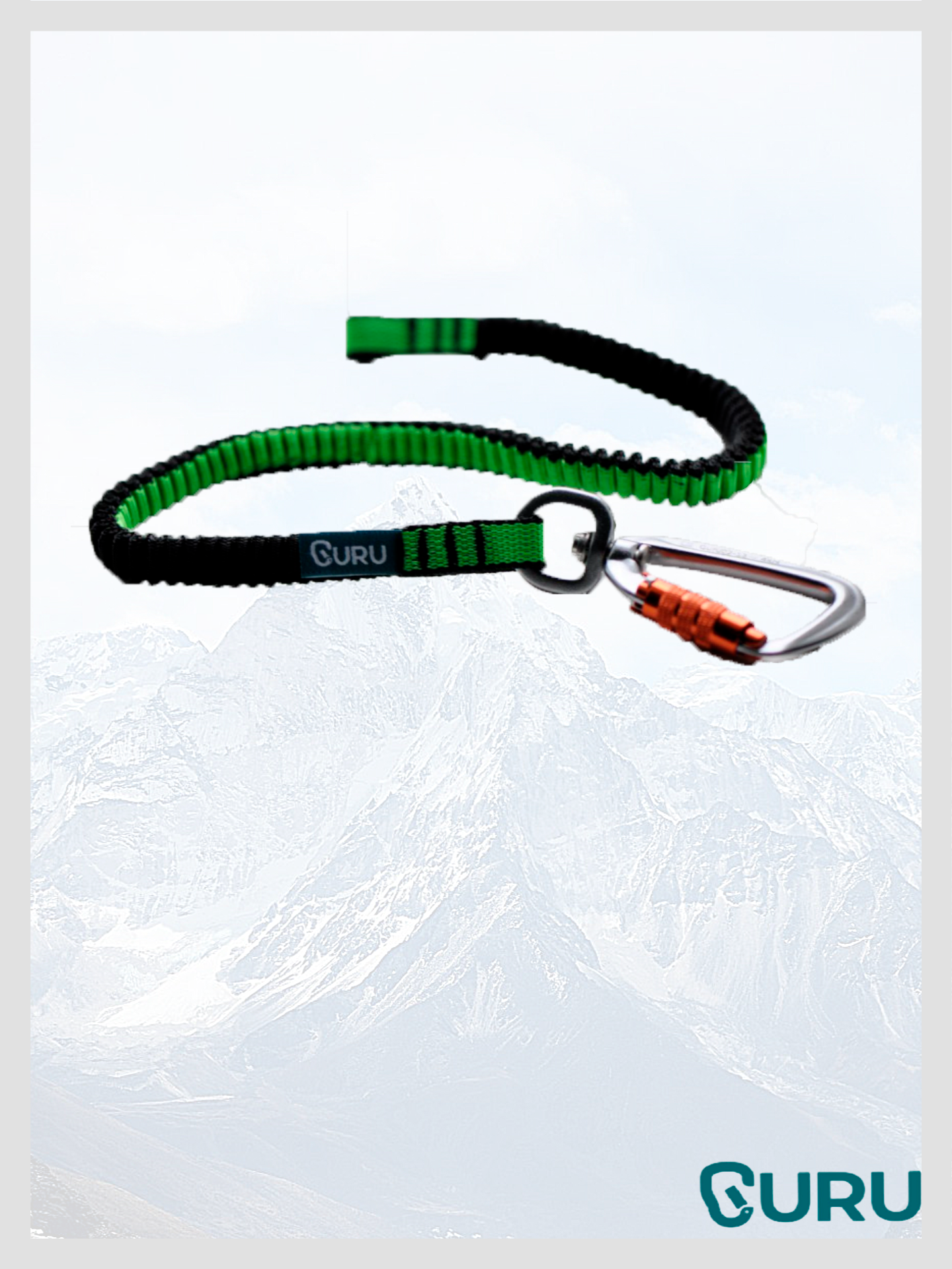 Страховка для инструмента GURU ACCIO с карабином Typhoon Swivel-D TWL V2