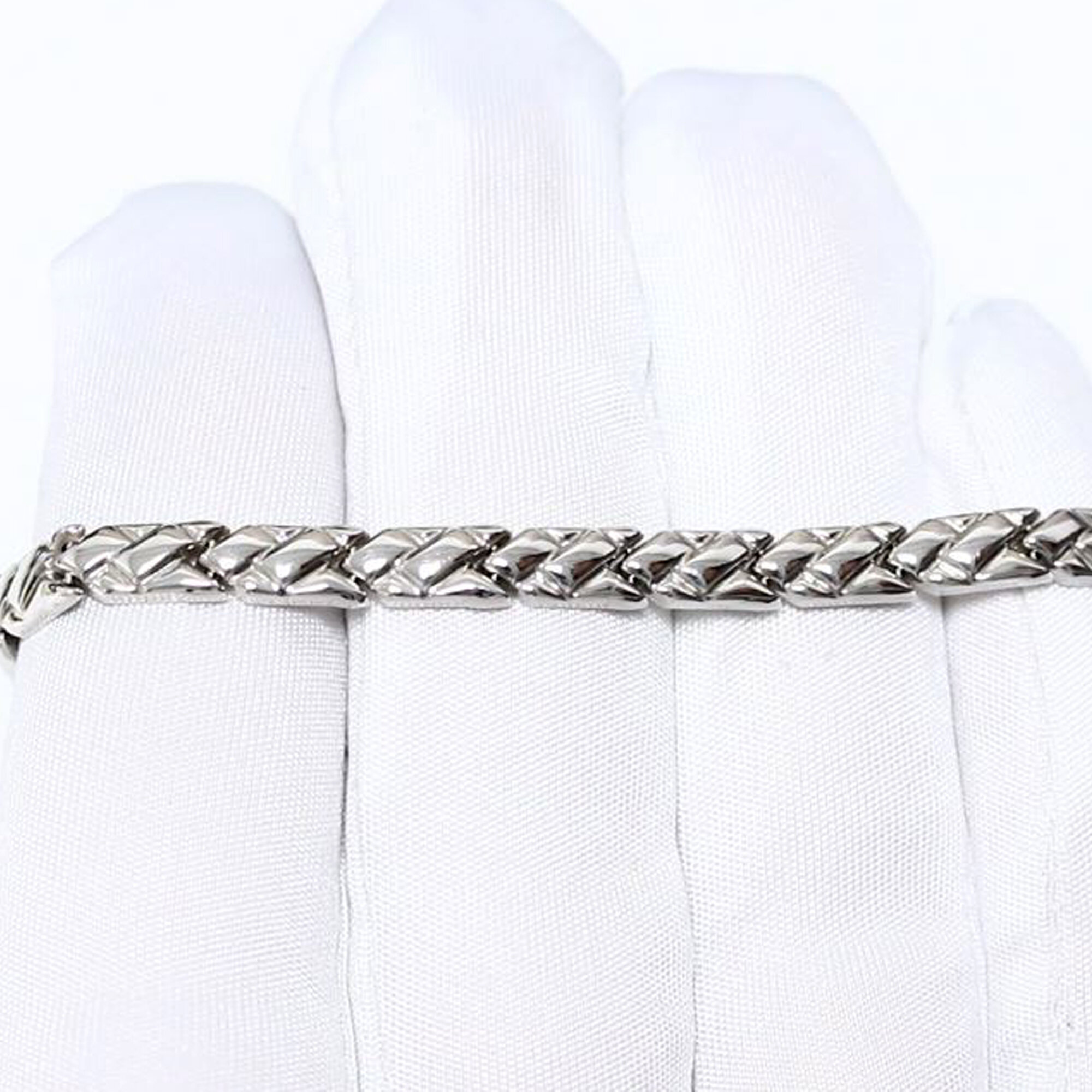 Браслет, серебро, 925 проба, родирование