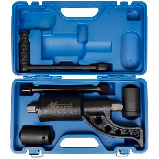Гайковерт ручной Kraft KT 705039 механический, 1”, с головками 32,33мм