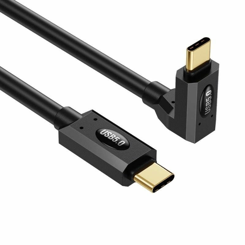 Кабель USB5 80 Гбит/с поддерживает прямой изгиб 16K-1m-usb5