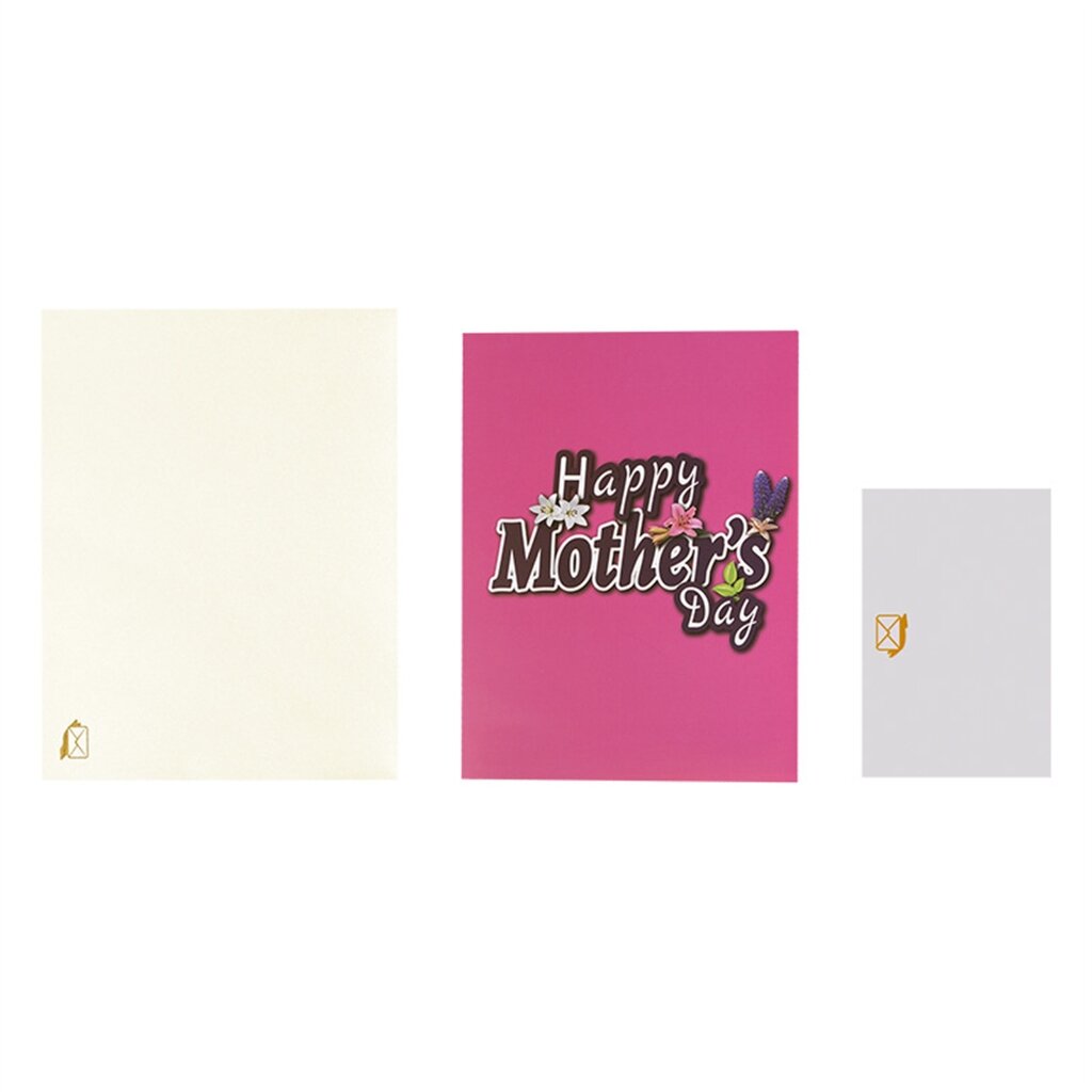 День матери 3D цветочные карты благословения