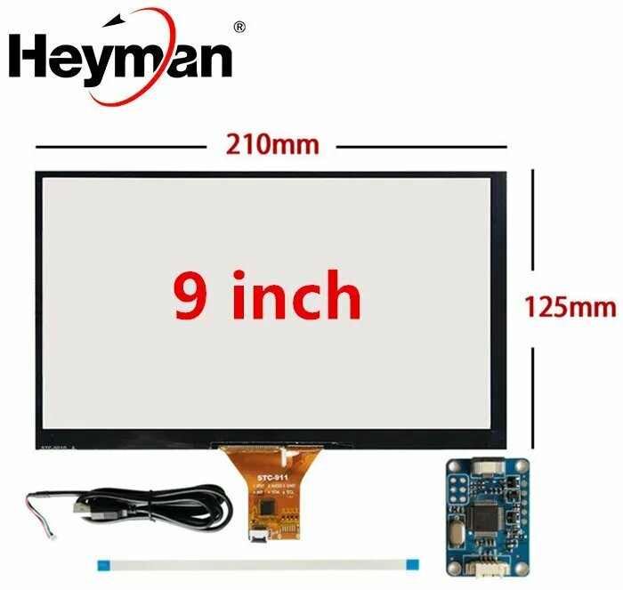 Сенсорная панель Heyman 9 дюймов для Raspberry Pi