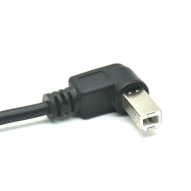 USB 2.0 кабель для принтера, черный, 0.5m — фото 1
