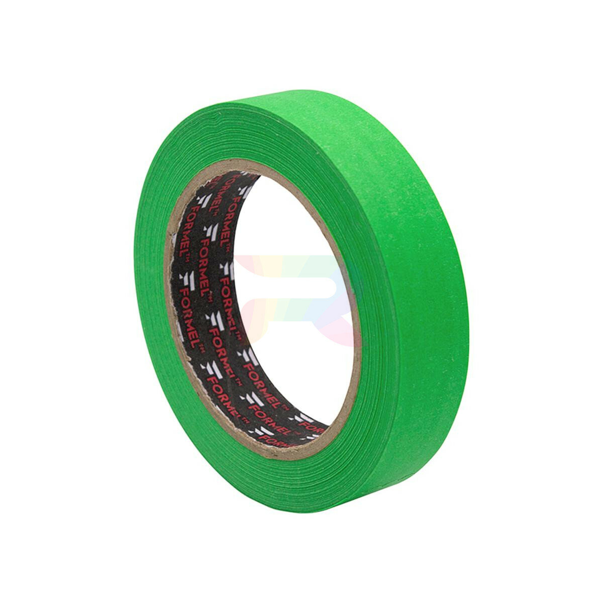 Маскировочная малярная лента Formel Masking Tape Color Green FR_GRN_4024 зеленый 24 мм. * 40 м. темп. до 90 C.
