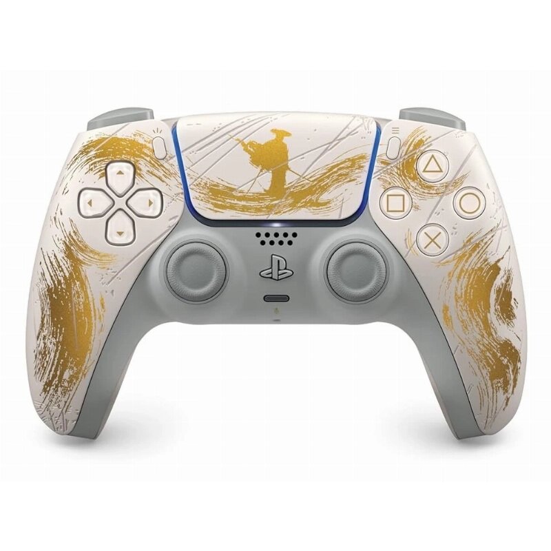 Геймпад Sony Ghost of Yotei, DualSense Gold Edition, беспроводной/проводной, для PS5, золотистый
