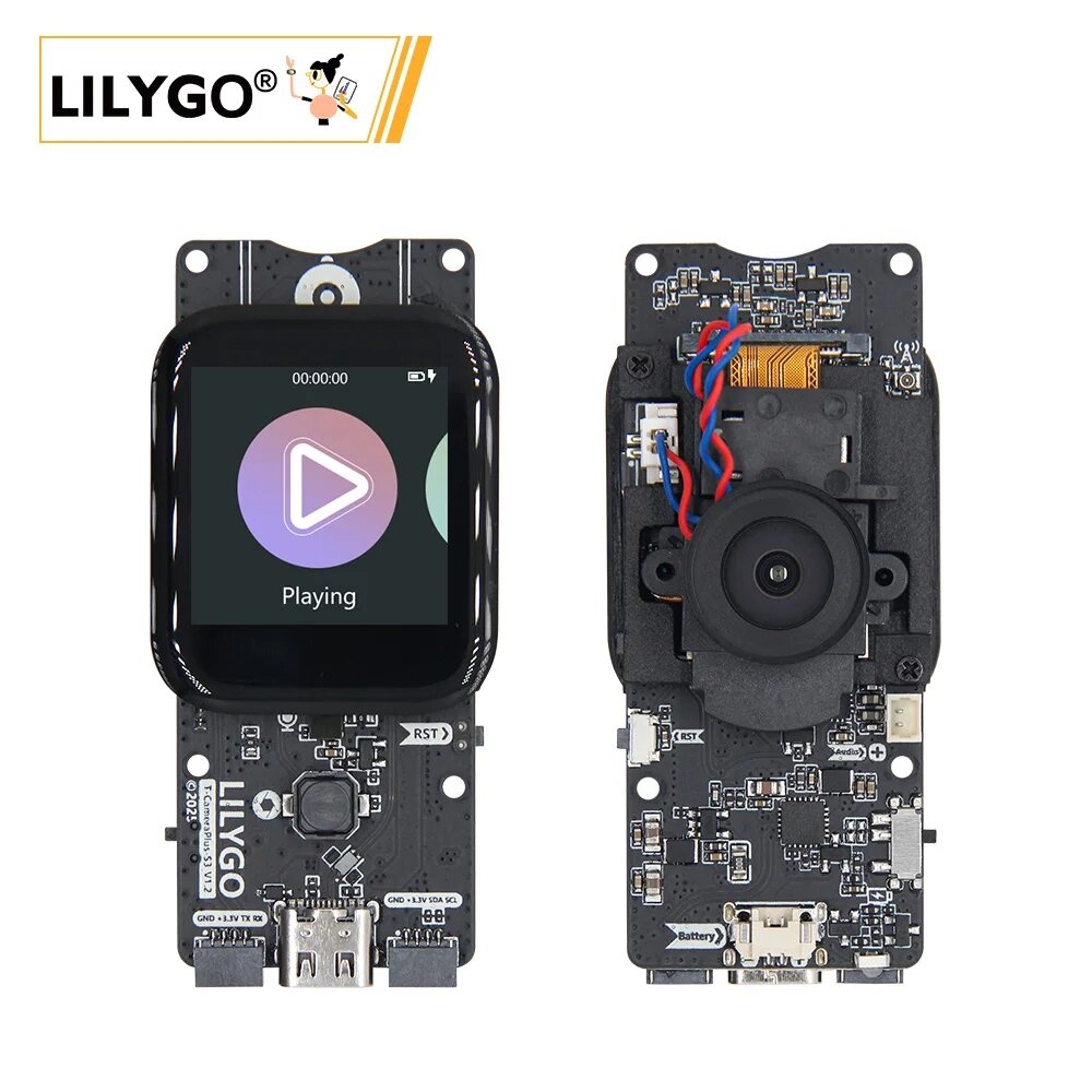 Камера LILYGO® T-Camera-Plus-S3, 5 Million Pixels