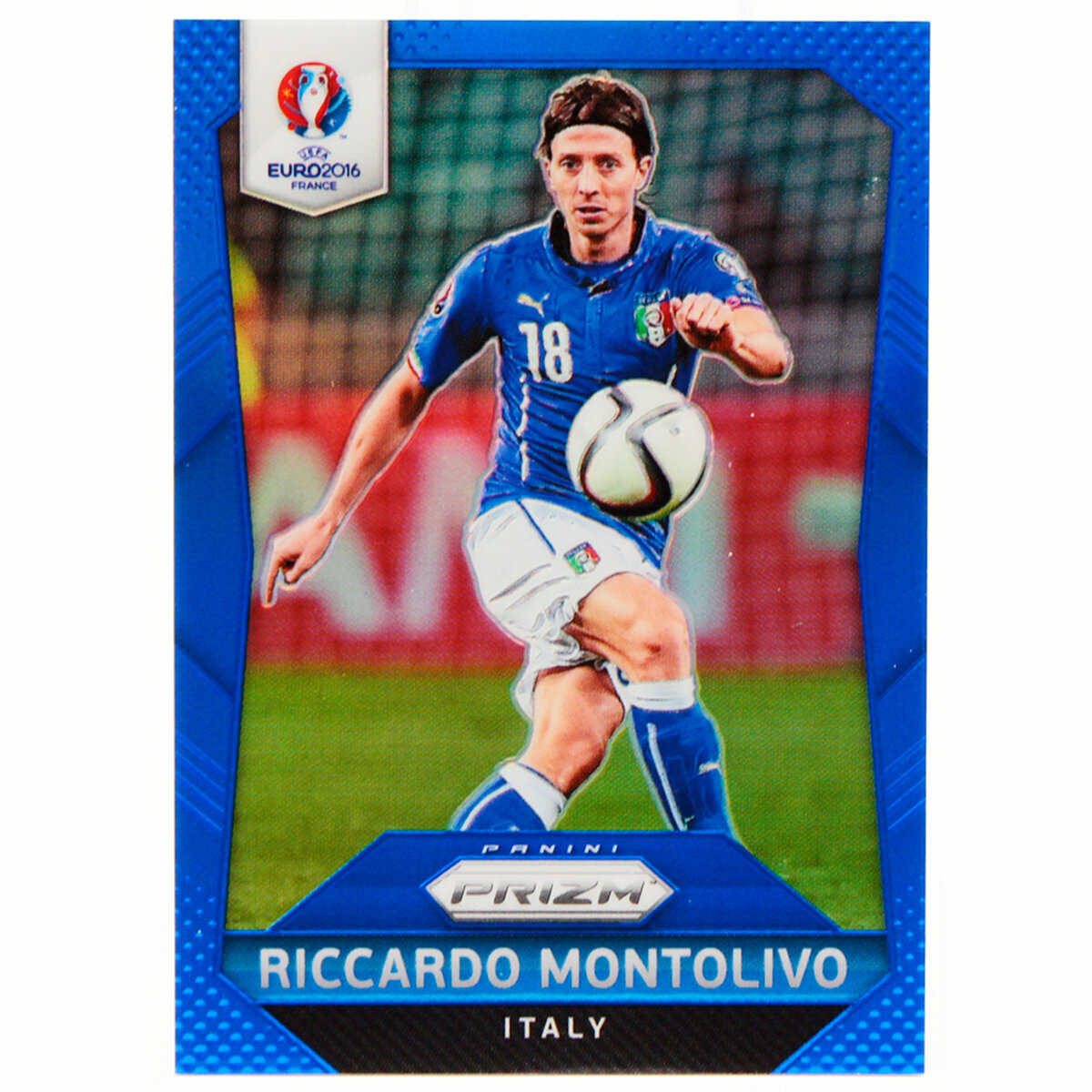 Коллекционная карточка Panini Prizm UEFA EURO 2016 France: #92 Riccardo Montolivo - Blue Prizm