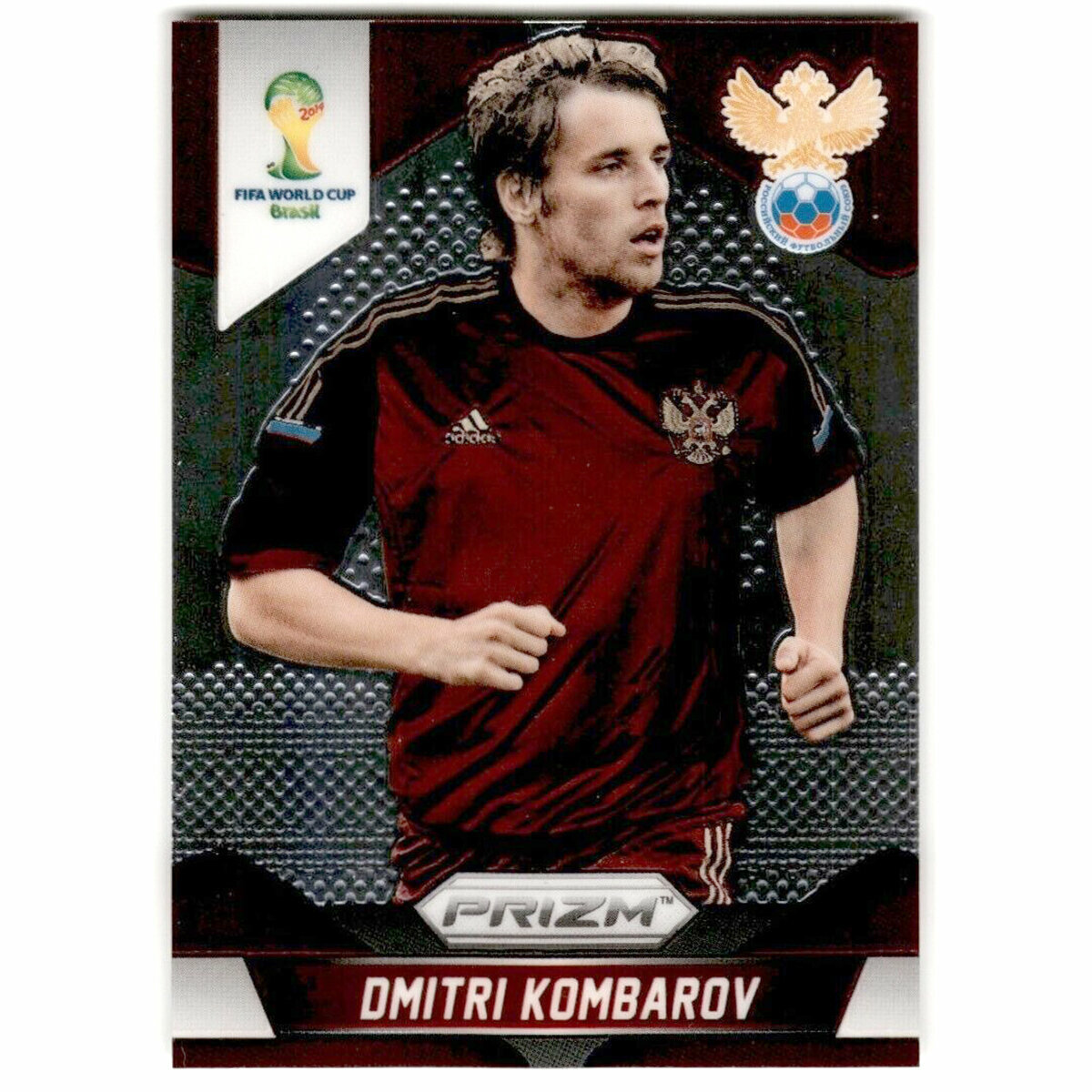 Коллекционная карточка Panini Prizm FIFA World Cup 2014: #163 Дмитрий Комбаров - Base