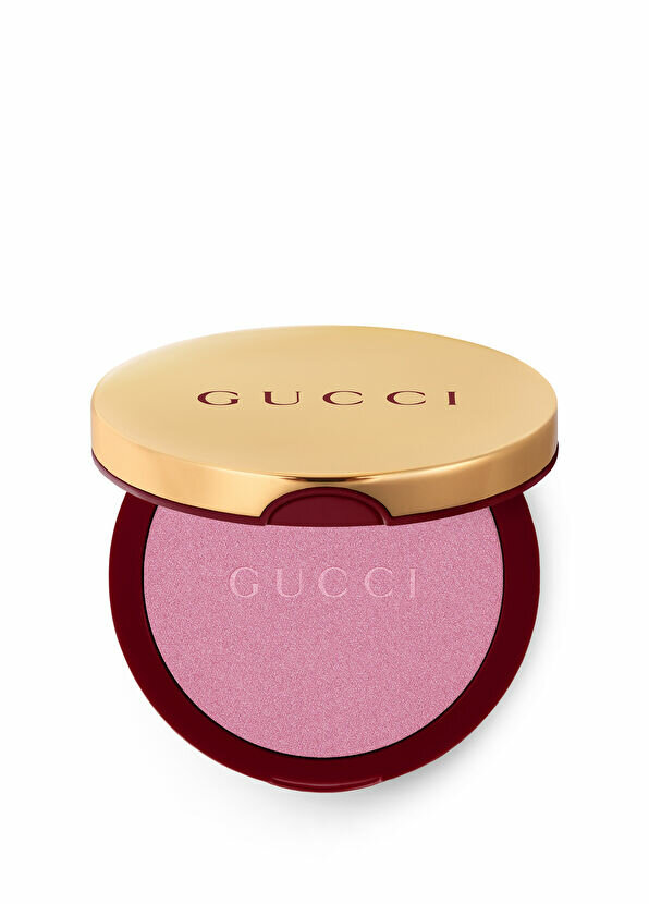 Хайлайтер GUCCI Glow Highlighter 10г | Лимитированный |Шелковистое многомерное сияние |Тон 06 Arctic Pink