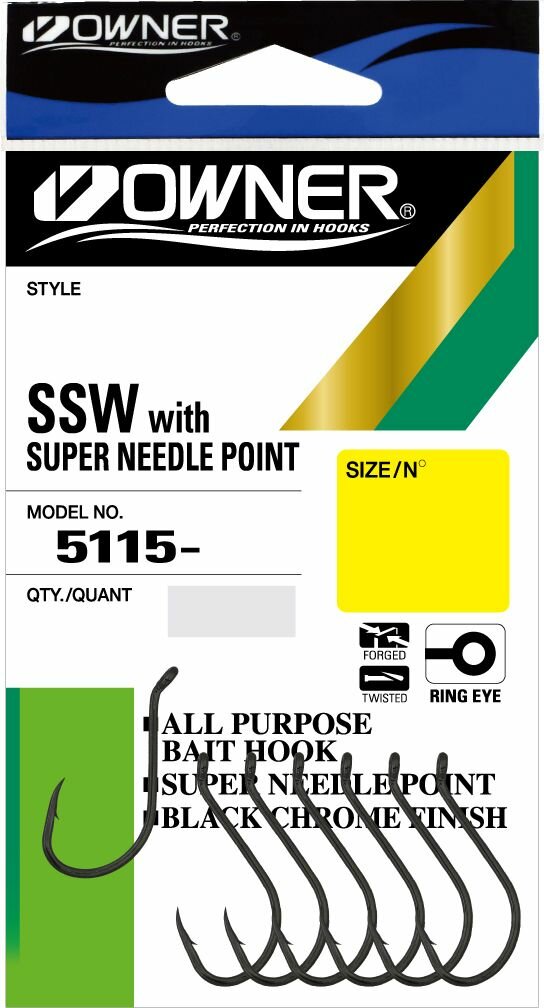 OWNER Крючок Oh SSW BC №3/0 5шт