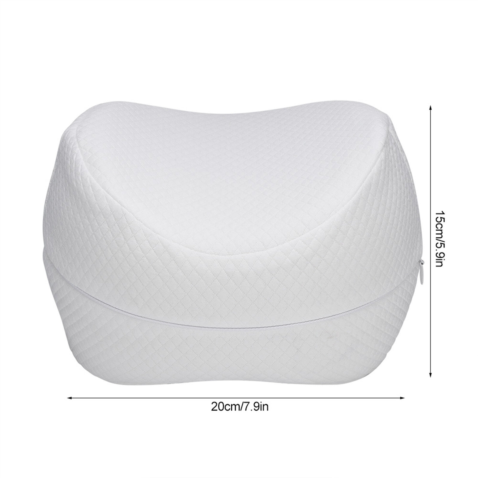Household Memory Foam Knee Support Leg Pillow Cushion for Sleeping Pain Relief White