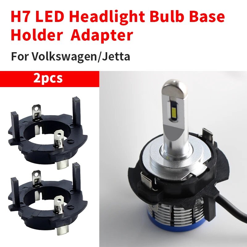 2 Шт. Volkswagen MK5 GTI Golf Jetta Type A Комплект Для Переоборудования Фар H7 LED Лампы С Заменяемым Держателем Адаптер Фик.
