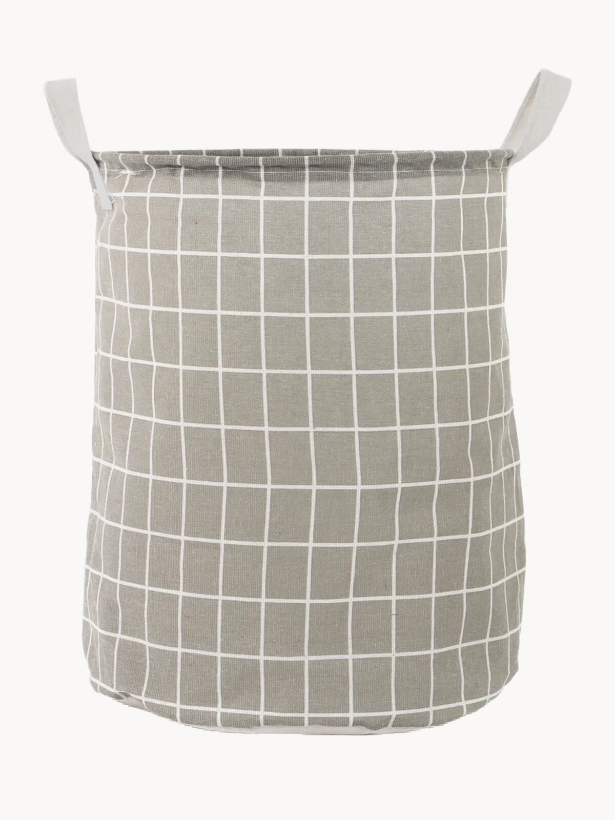 Корзина для белья и игрушек . Серая, складная 46л.