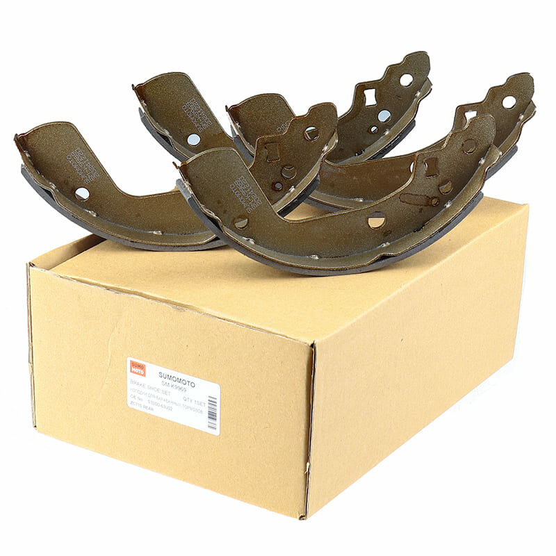 Колодки тормозные барабанные задние SM-K9969 SUMOMOTO; OEM 53200-63J02; Suzuki ZC71S