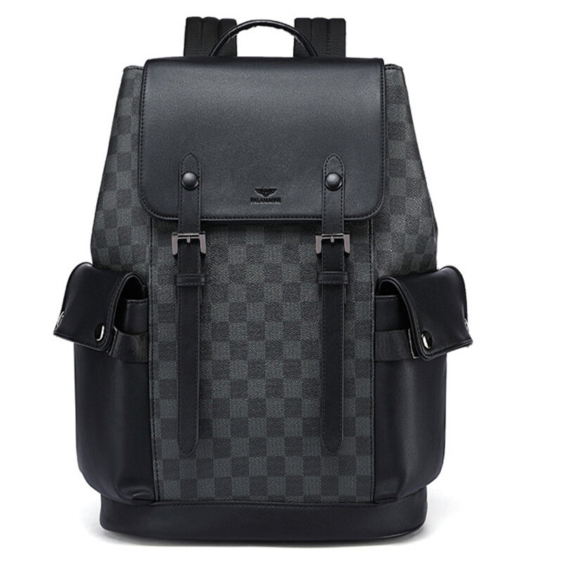Falai Armani мужской деловой рюкзак, модная универсальная компьютерная сумка, дорожная сумка, модный рюкзак в шахматную клетку