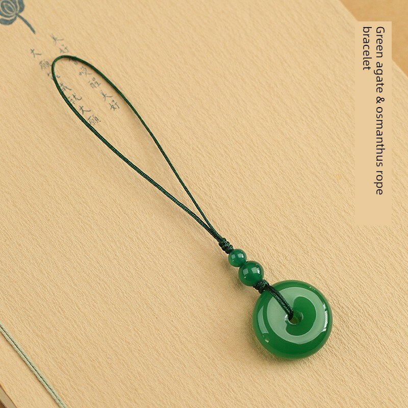 Агатовый нефритовый брелок с пряжкой безопасности, подвеска для ключей от машины для мужчин и женщин, пара,