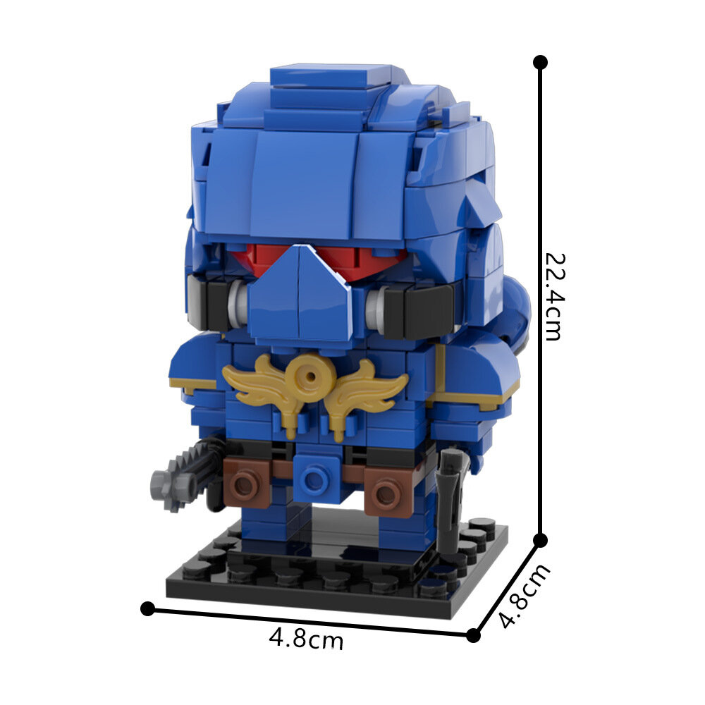 MOC-214626 Строительный блок Warhammer 40K Astartes Space Marine Star Warrior, трансграничный популярный товар