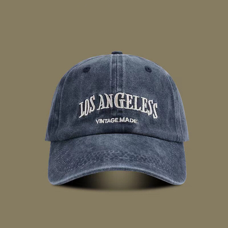 Американская бейсболка в стиле ретро с буквами для пар, универсальная женская маленькая фуражка, открывающая лицо, повседневная шляпа с солнцезащитным козырьком, модная для мужчин.