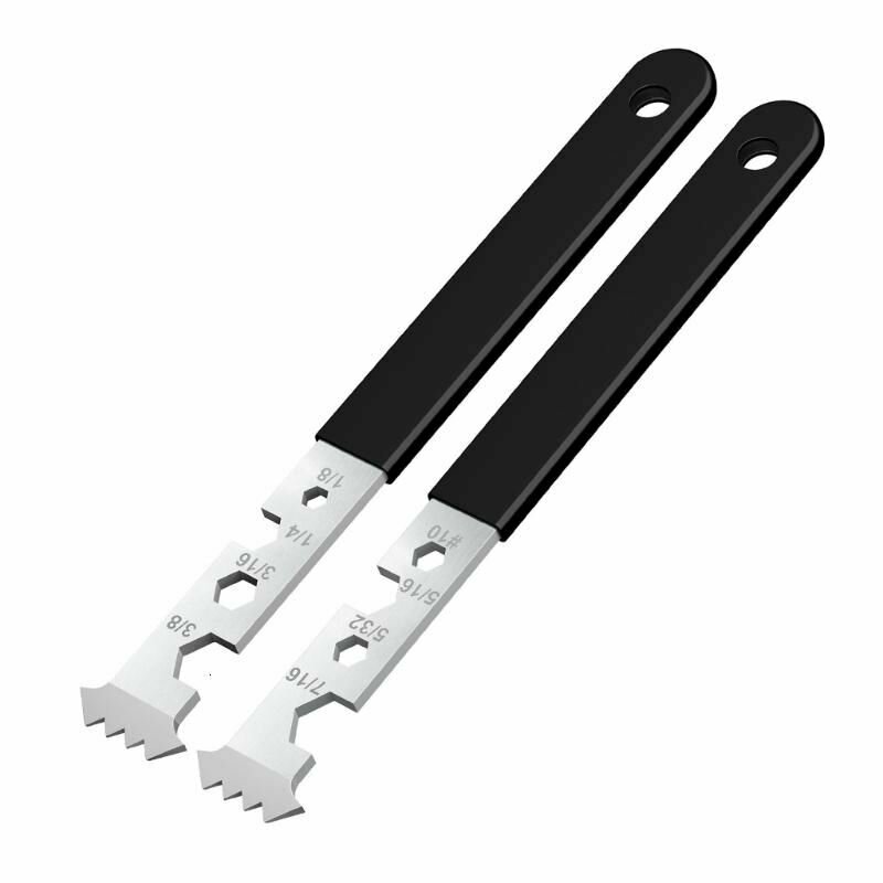 Эргономичный инструмент для извлечения тротуарной плитки с удлиненным пазом для рычага и зубчатыми скребками, прочная конструкция, Черный