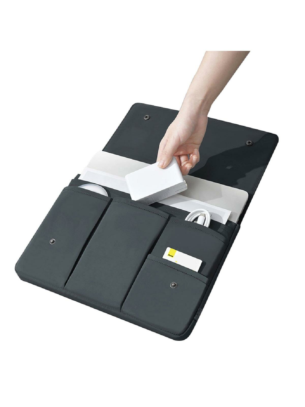 Computer Liner Bag Sleeve for Case Clamshell Handbag Multi-Layer Laptop Notebook Travel Storage Briefcase 13' 14' 15.6