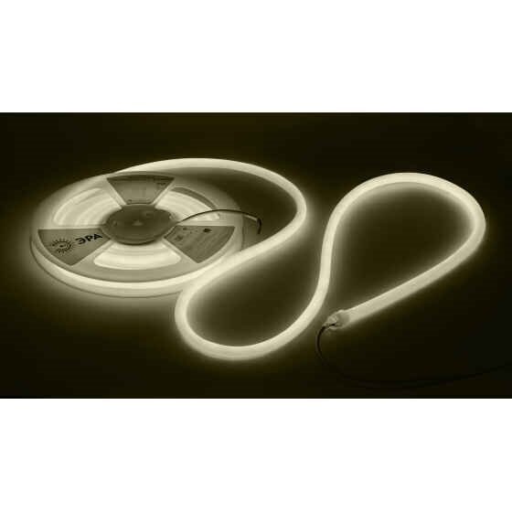 ЭРА 24V 9,6W/m 120led/m 900lm/m IP68 3000K 2K 15х15 мм баня/сауна герм, 5 м 2933, Светодиодная термолента