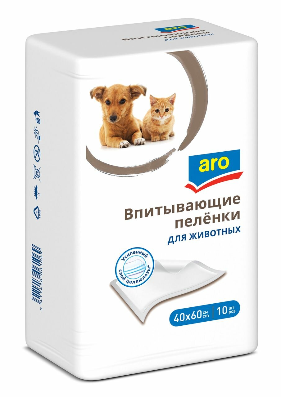 Aro Пеленки для животных 40x60см, 10шт