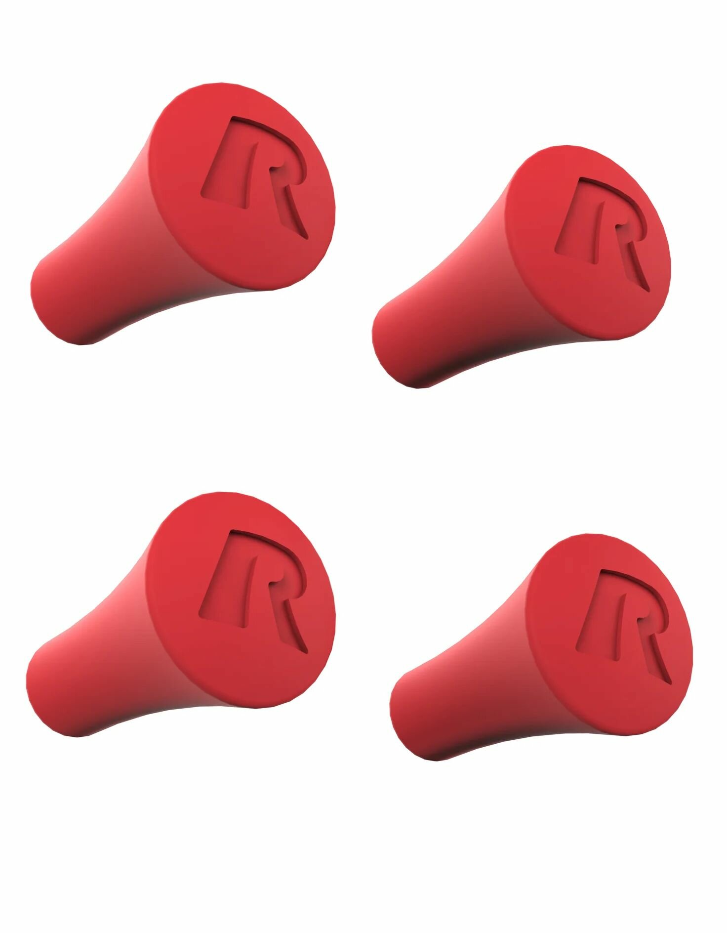 RAP-UN-CAP-4-REDU наконечник RAM X-Grip резиновый для креплений, 4 шт, цвет красный