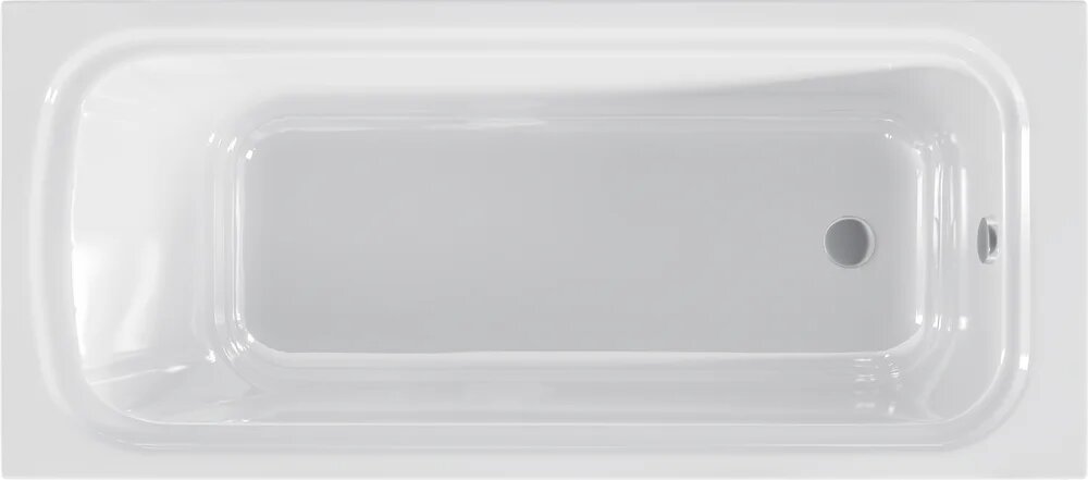 Ванна из литьевого мрамора Jacob Delafon Elite E6D362RU-00 170x75, встраиваемая, пристенная, прямоугольная, белая, глянцевая, есть