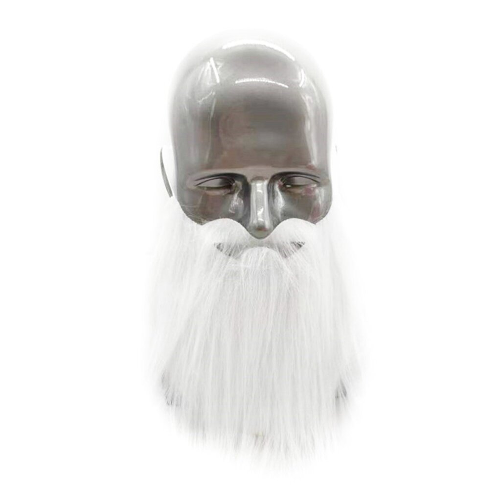 Косплей-шапка Санты с бородой, маска, шарф, перчатки для оформления зимних фестивалей и вечеринок