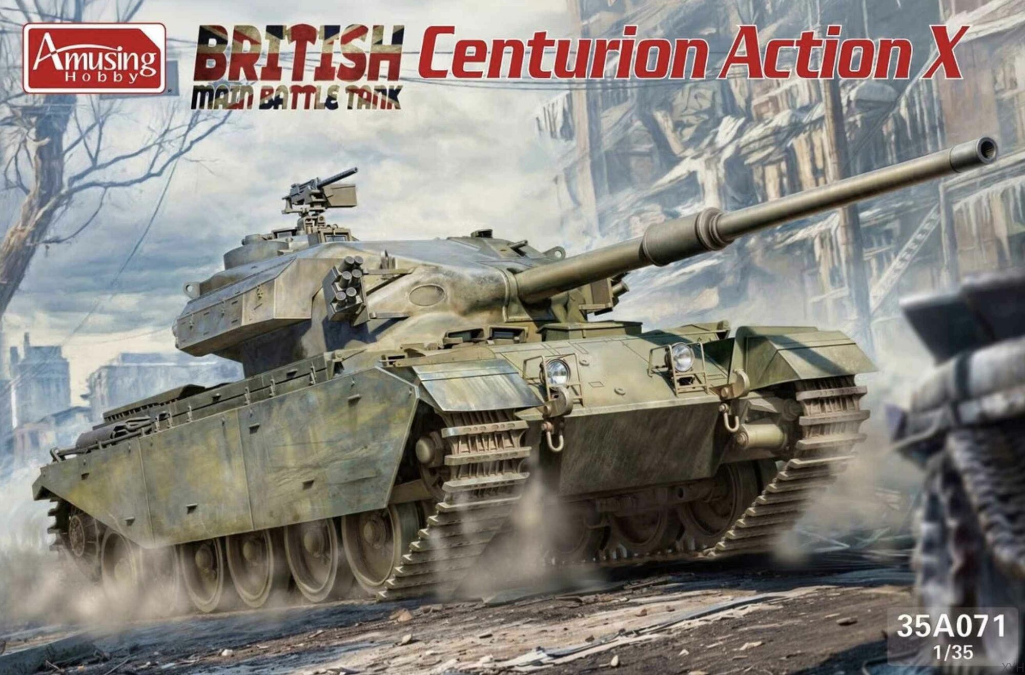 Amusing 35A071 1/35 Британский центурион Action X сборная модель танка