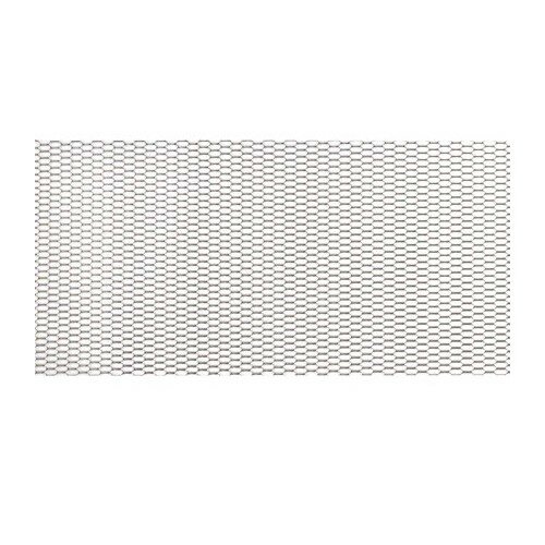 Облицовка радиатора (сетка декоративная) алюминий, 100 х 20 см, серебро, ячейки 10мм х 5мм 'сота' (KRAFT)